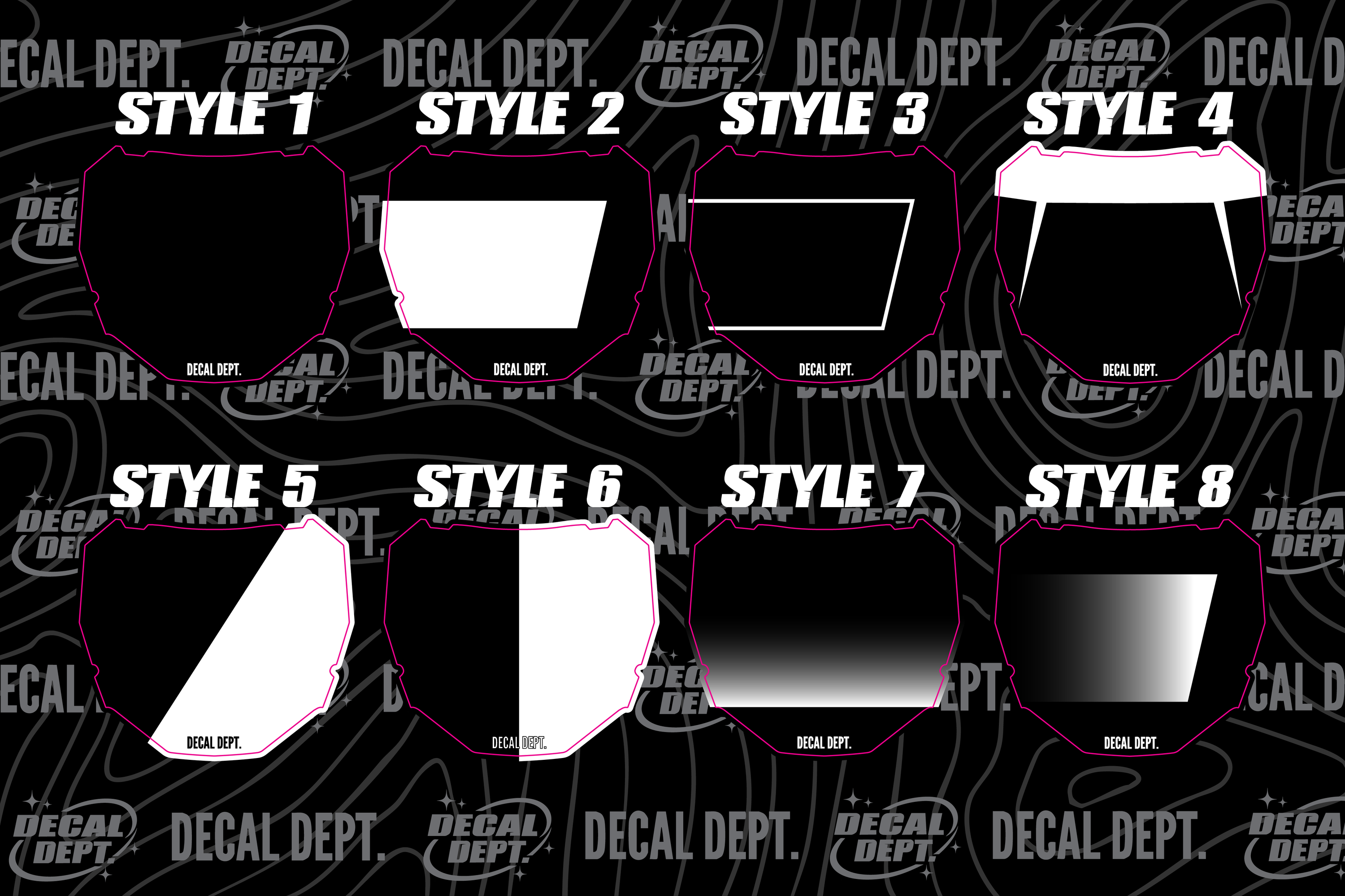 Welcome to Decal Department