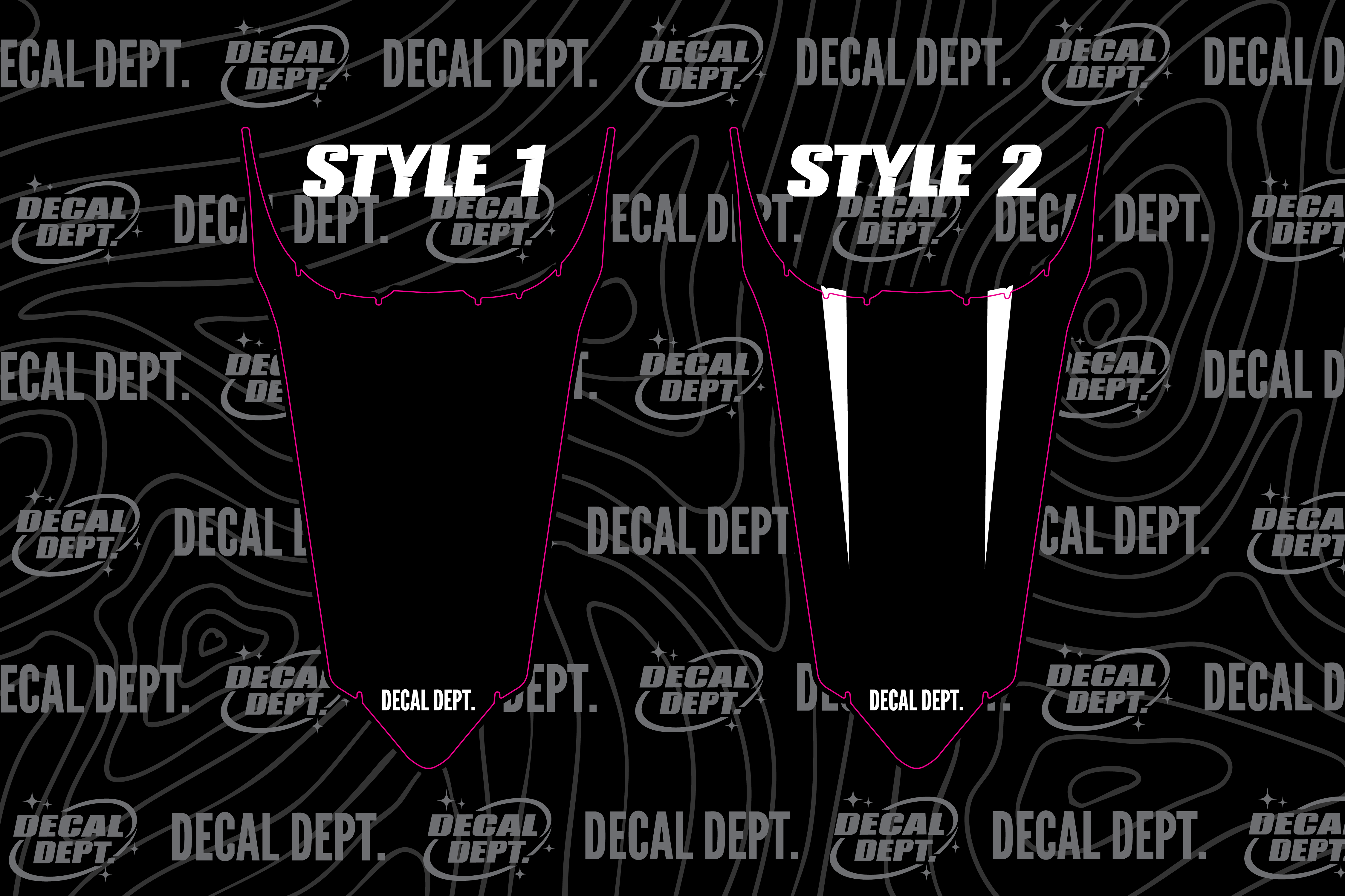 Custom Long Surron Rear Fender Decal – Decal Department